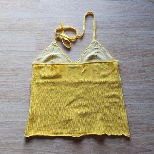 Modcloth | Tops | Modcloth Sun Rays For Days Crochet Halter Tieneck Top ...